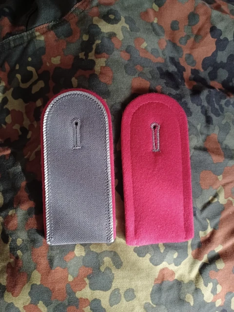 BUNDESWEHR SCHULTERSTÜCKE HEER Offizier Panzertruppe Jacke 1 Paar EUR 6 ...