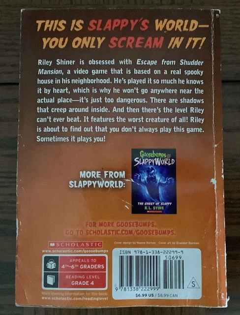 GOOSEBUMPS SLAPPY WORLD “Escape From Shudder Mansion” $4.13 - PicClick CA