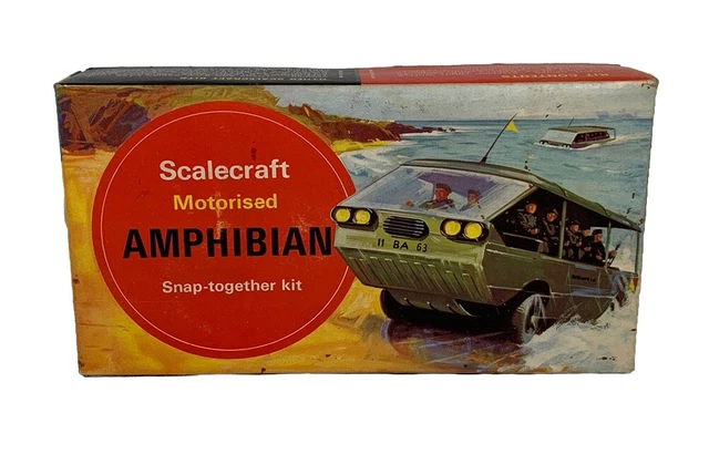 VINTAGE SCALECRAFT 1960S Amphibian Motorised Model - BOX ONLY £11.99 ...
