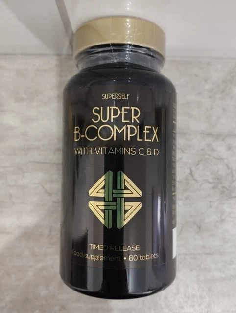 Super Vitamin B Complex High Strength 60 Tablets Timed Release B12 0565