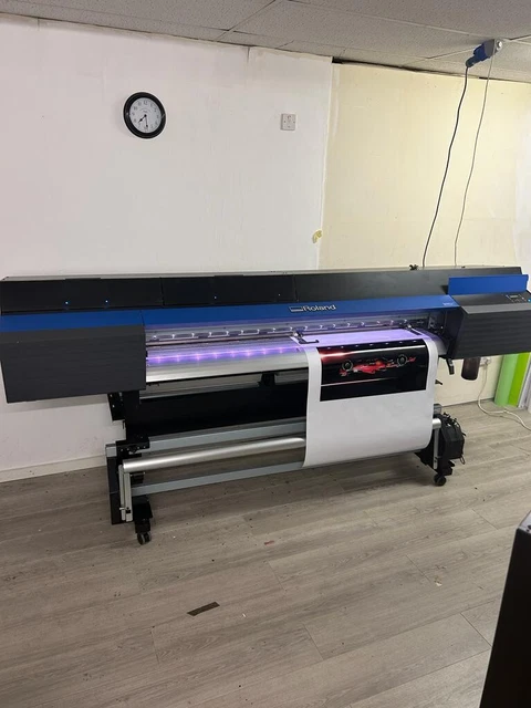 ROLAND VG-640 TRUVIS Large format Printer/Cutter with take up and ...