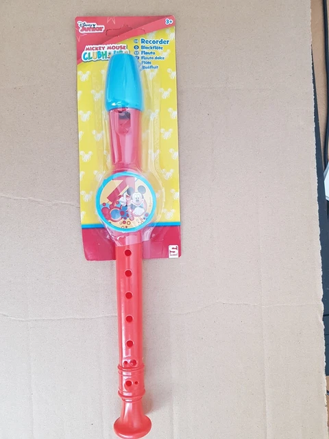 DISNEY JUNIOR MICKEY Mouse Musical Instrument Musical Flute Recorder ...