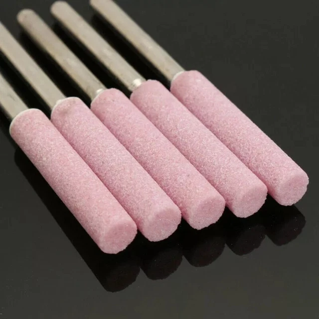 10 PACK BURR Grinding Stone File Chainsaw Sharpener e 4.8mm 3/16 Rotary ...