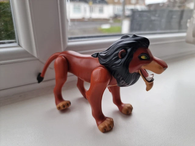 VINTAGE MATTEL THE Lion King Fighting Action Figure Scar Disney 90s £10 ...