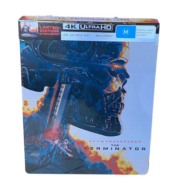 THE TERMINATOR 40TH Anniversary Limited Edition Steelbook 4k Ultra HD ...