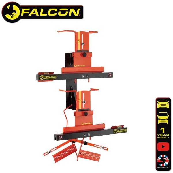 SHARKEYE FALCON - laser 4 Wheel Alignment System. UK Made. Factory ...