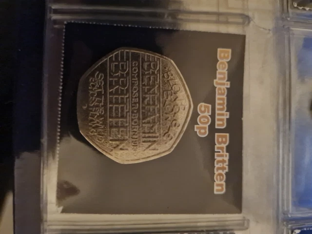 BENJAMIN BRITTEN 50P Very Rare British Coin. £208.70 - PicClick UK
