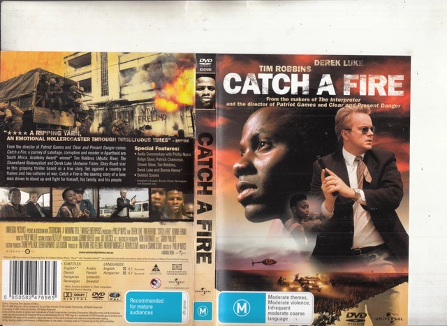 CATCH A FIRE-2006-[TIM Robbins]-Phillip Noyce Film-Movie PNF-DVD $25.00 ...