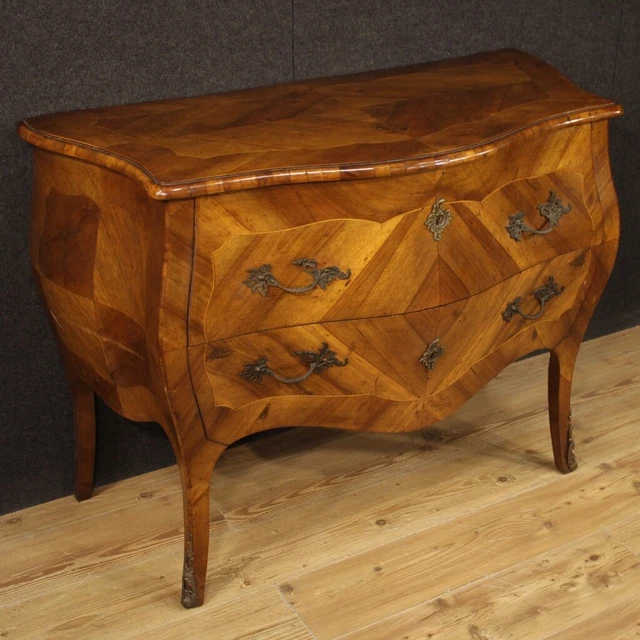 COMMODE STYLE ANCIEN Louis XV 900 meuble buffet chiffonier en bois marquet EUR 2.300,00 ...