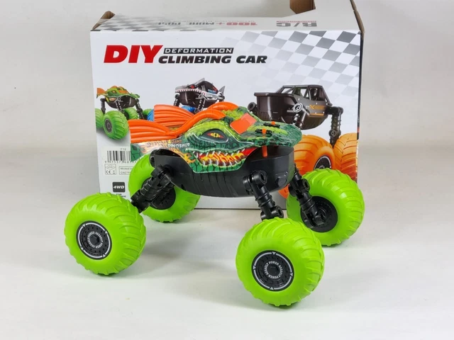 TRANSFORM REMOTE CONTROL RC Cars Big Wheel Kids Toy Car Monster Truck ...