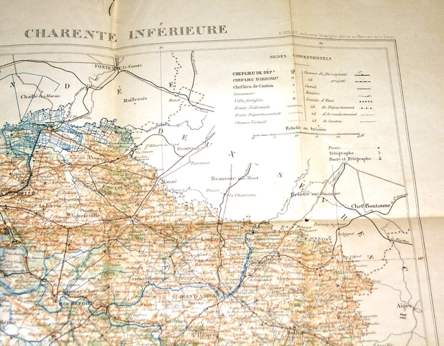 CHARENTE MARITIME (INFERIEURE) 17 Cartographie Plon Nourrit Departement ...