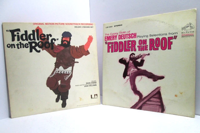 FIDDLER ON THE Roof Original Soundtrack 1971 Double Vinyl LP Record ...