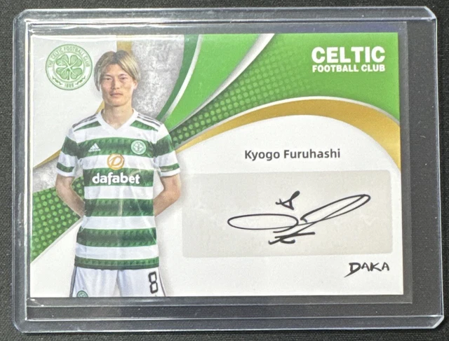 DAKA 2023 CELTIC Football Club Auto Card Kyogo Furuhashi /10 £87.82 ...