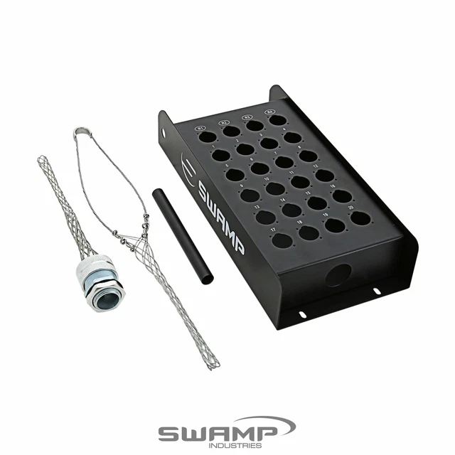 24 CHANNEL EMPTY Stage Box Chassis - Studio Panel Mount Connector Plate ...