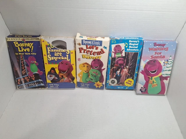 BARNEY 5 VHS Lot £11.41 - PicClick UK