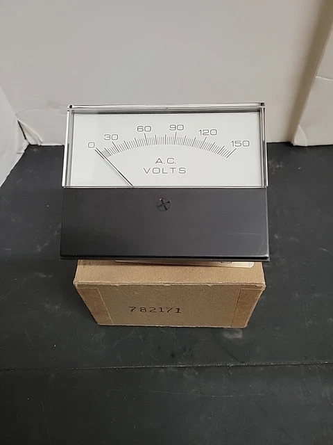 CROMPTON 0/150 Volts AC Scaled AC Voltmeter Panel Meter 782171 $59.88 ...