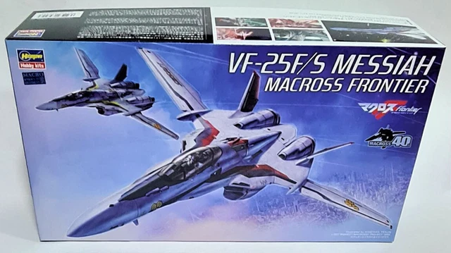 KIT PLASTIQUE HASEGAWA Macross : VF 25F/S Messie Macross Frontier échelle 1/72 EUR 79,39 ...
