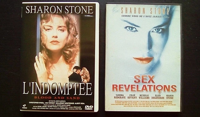 SHARON STONE : LOT 4 DVD BASIC INSTINCT 2 Sex Revelations L'INDOMPTEE ...