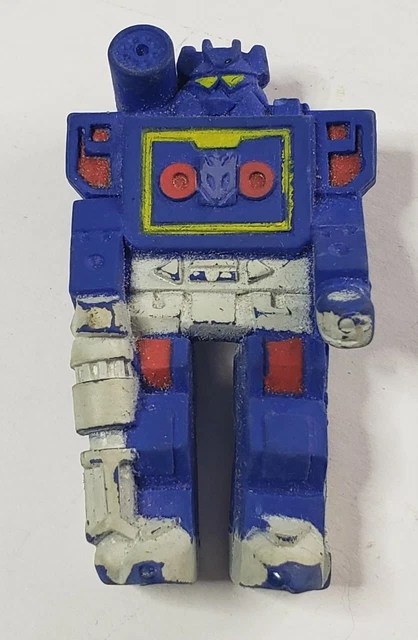 SOUNDWAVE CHARACTER ERASERS Transformers 1985 Vintage Some minor wear ...