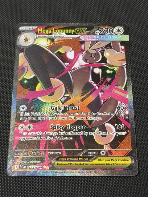 MEGA LOPUNNY EX 128/094 Me02: Phantasmal Flames Holo £26.75 - PicClick UK