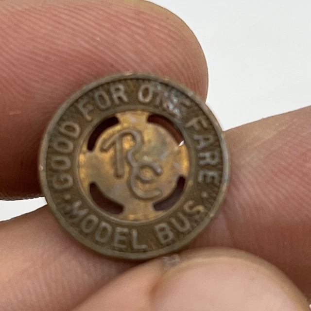 VINTAGE RAM CAR PHILIPPINES SAMPLE "RC MODEL BUS" SUBWAY TRANSIT TOKENS ...