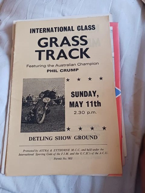 GRASS TRACK SPEEDWAY Detling Show Ground Kent Phil Crump 11th May ...