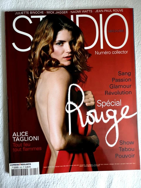 STUDIO MAGAZINE 2008 Alice Taglioni /Naomi Watts /Mick Jagger /J.p. Rouve EUR 14,00 - PicClick FR