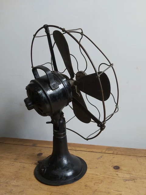 ANTIQUE AEG 12& Table Desk Fan for restoration - PETER BEHRENS 1908 EUR ...