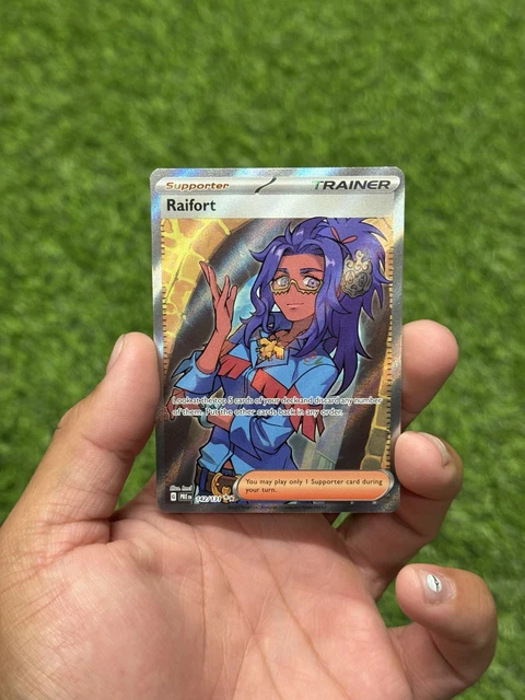 RAIFORT 142/131 FULL Art Trainer 2025 Prismatic Evolutions Pokémon Card ...
