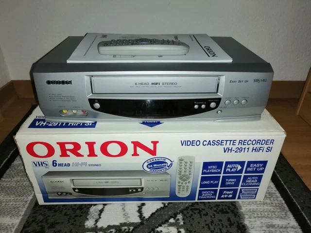 ORION VH-2911 HIFI SI - VHS VTR (6-Head, Long Play, PAL & NTSC) - GREAT! £43.47 - PicClick UK