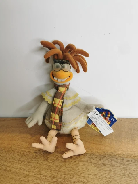 MAC CHICKEN RUN Soft Toy Plush Approx 11” Dreamworks NEW With Tag £14. ...