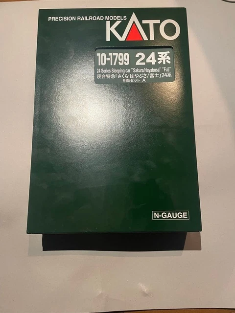 KATO N GAUGE 24 Series Sleeper Train Set 10-1799 Passenger Car Unused ...
