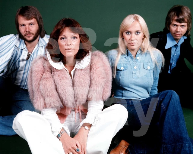 ABBA & GRUPO "Agnetha Faltskog, Björn , Benny , Anni-Frid 10x8 de Fotos ...