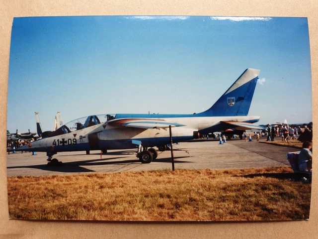 GERMAN AIR FORCE Alpha Jet 41+09 Photograph EUR 2,34 - PicClick IT