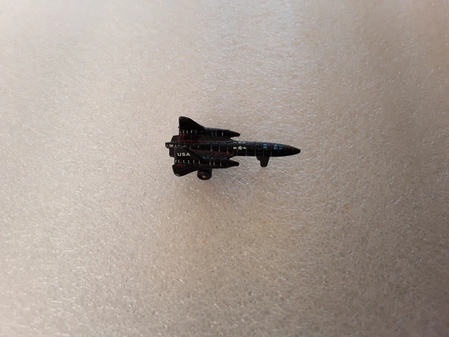 MICRO MACHINES Avion SR-71 Blackbird Mini fighter jet plane Galoob C ...