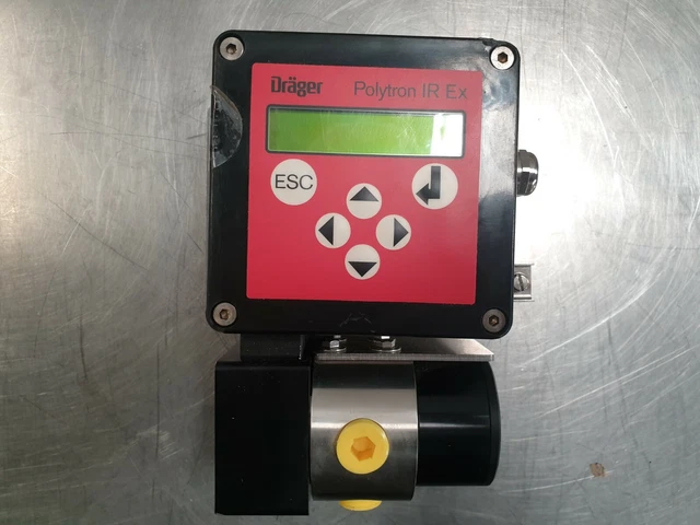 DRÄGER POLYTRON IR Ex Methane Gas Detector Ex Rated Flammable Gas ...