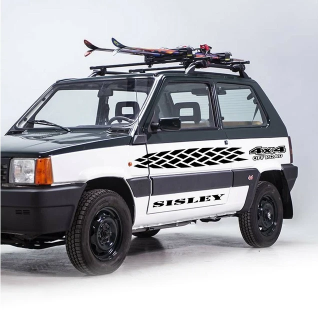 ADHÉSIFS STICKERS FIAT Panda Sisley 4x4 Off Road Bandes Latéral Kit ...