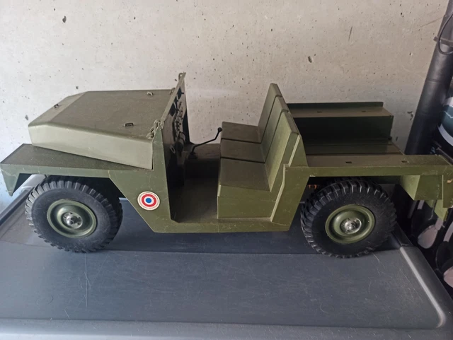 VOITURE JEEP LAND Rover action Joe jouet vintage des années 70 EUR 39 ...