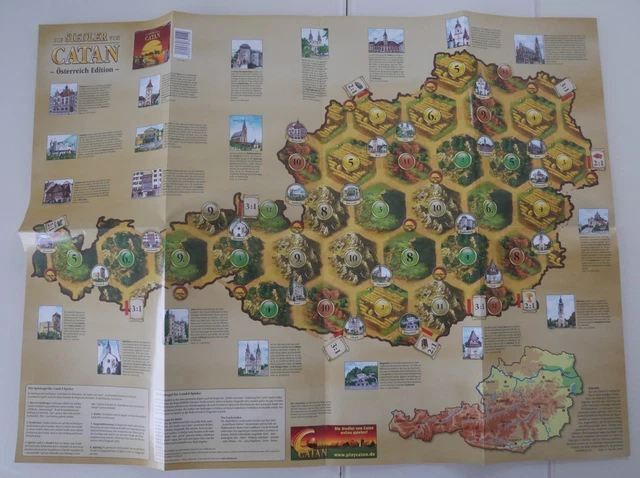 GENIAL, DA NEW/UNUSED: the Settlers of Catan Country Scenarios Austria ...