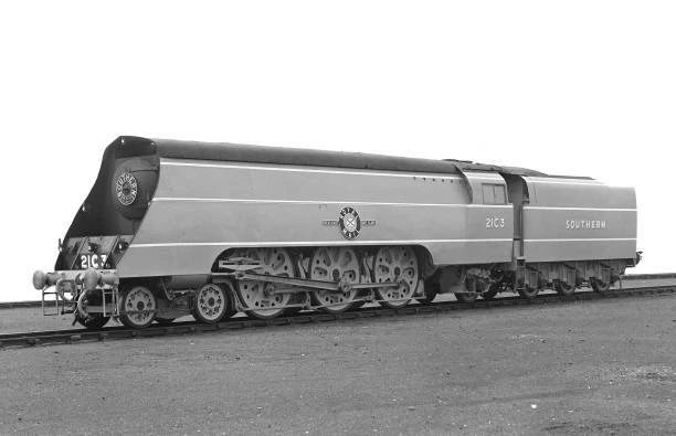 SOUTHERN RAILWAY LOCOMOTIVE No 21C3 Merchant Navy Class Train Old Photo ...