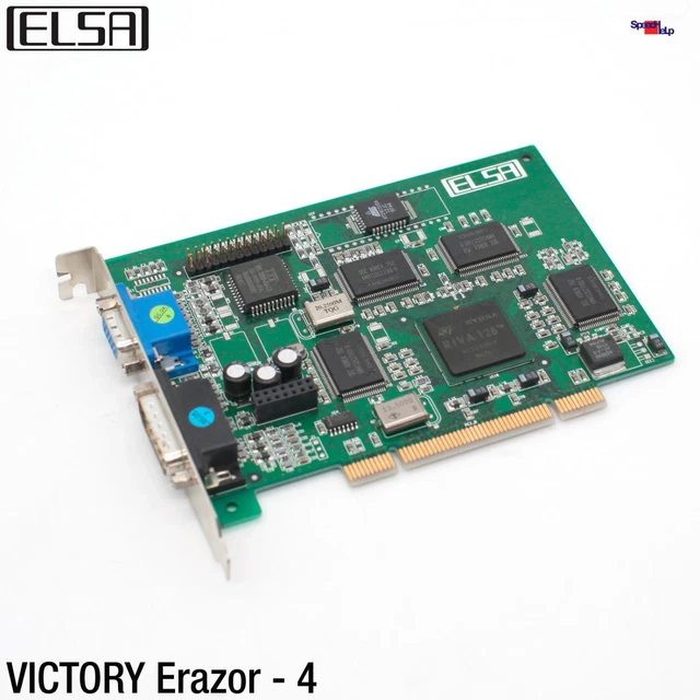 3D PCI GRAPHICS Card Elsa Victory Erazor-4 4MB SGRAM Video Card Nvidia ...