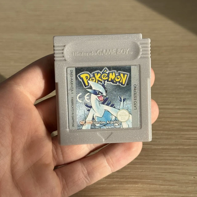 POKEMON ARGENTO NINTENDO Game Boy Color ITA - BATTERIA NUOVA - ADESIVO ...