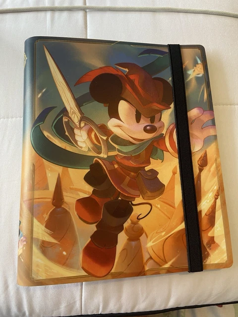 DISNEY LORCANA COLLECTORS Portfolio binder Folder Fabled Mickey Mouse £ ...