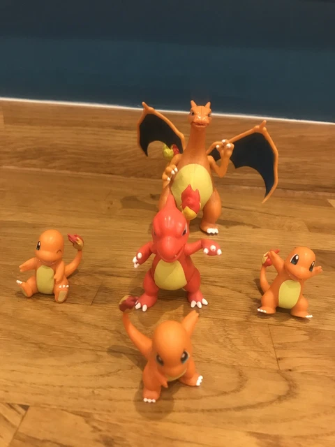 POKEMON CHARMANDER EVOLUTION Action Figures Charmeleon Charizard Battle ...