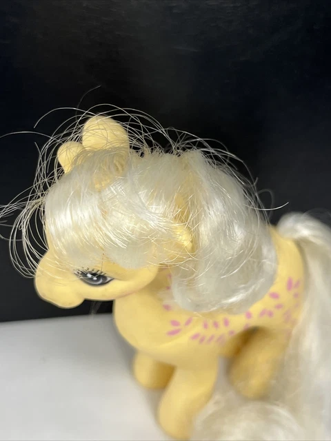 CREAMSICLE MY LITTLE Pony G1 Pony Friend Giraffe Yellow Pink Flecks ...
