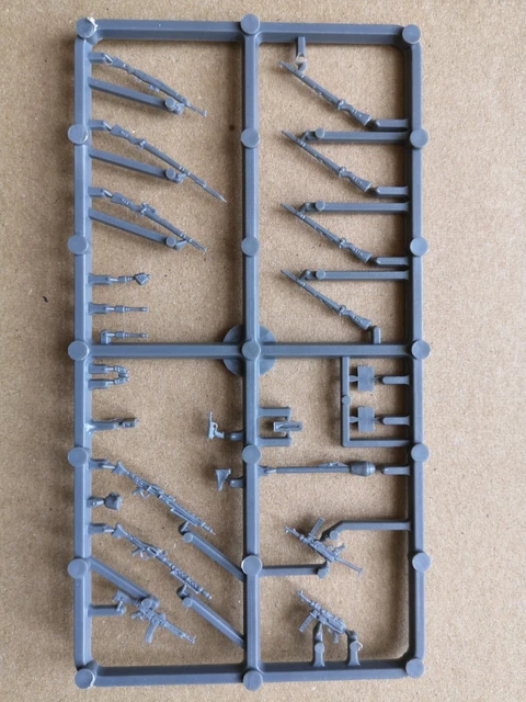 GERMAN INFANTRY WEAPONS Sprue Warlord Games Ww2 Scenery Miniature G148 ...