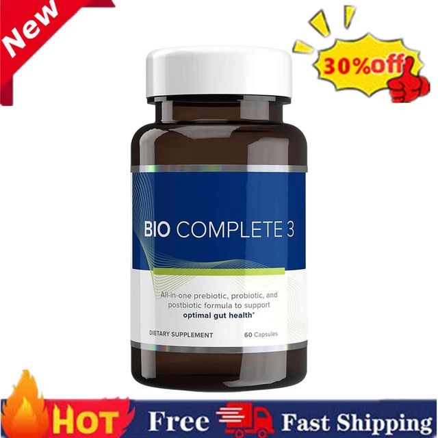 GUNDRY MD BIO COMPLETE 3 Capsules 60 Count NEW PreBiotic ProBiotic ...
