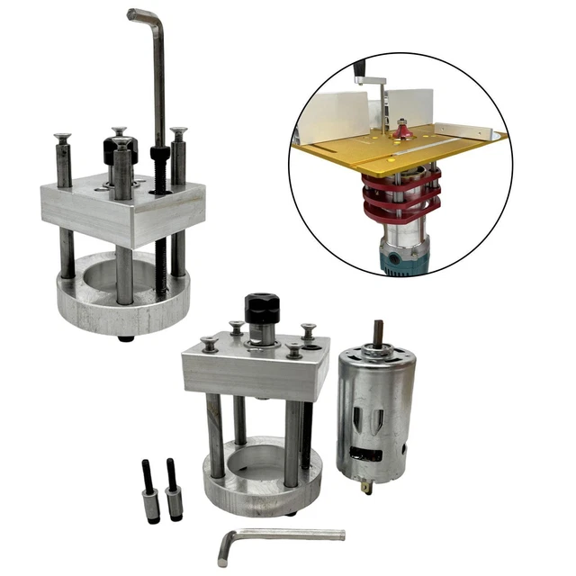 INSERT BASE PLATE Router Table Spindle for Mounting Milling Trimming ...