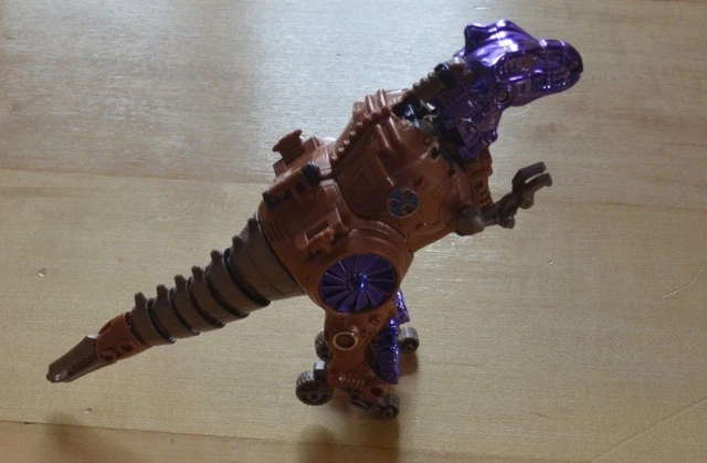 TRANSFORMERS BEAST WARS Megatron T-Rex (Blue), Transmetal, komplett mit ...