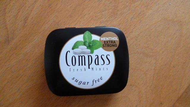 DOSE/BLECHDOSE COMPASS FRESH Mints - menthol extra strong EUR 1,00 ...